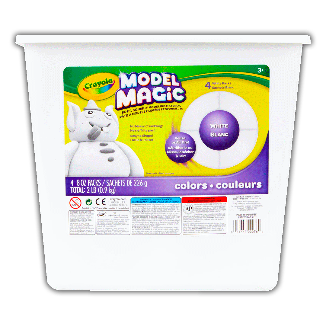 Crayola Model Magic Bucket 2lbs - White – Teacher's File