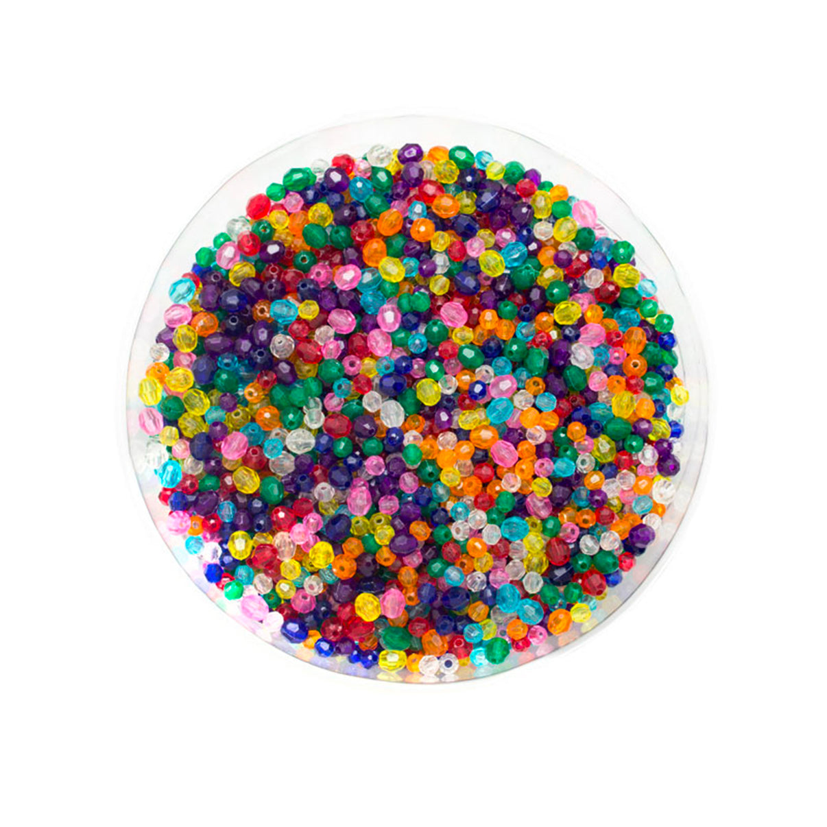 Round Coloured Beads - 200 Grams in a Tub – Teacher's File